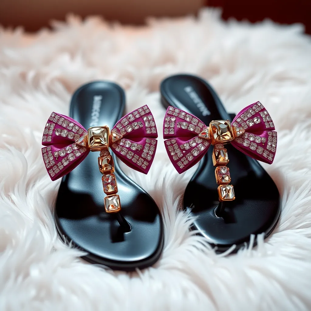 The Allure of Rhinestone Bow Sandals Explained