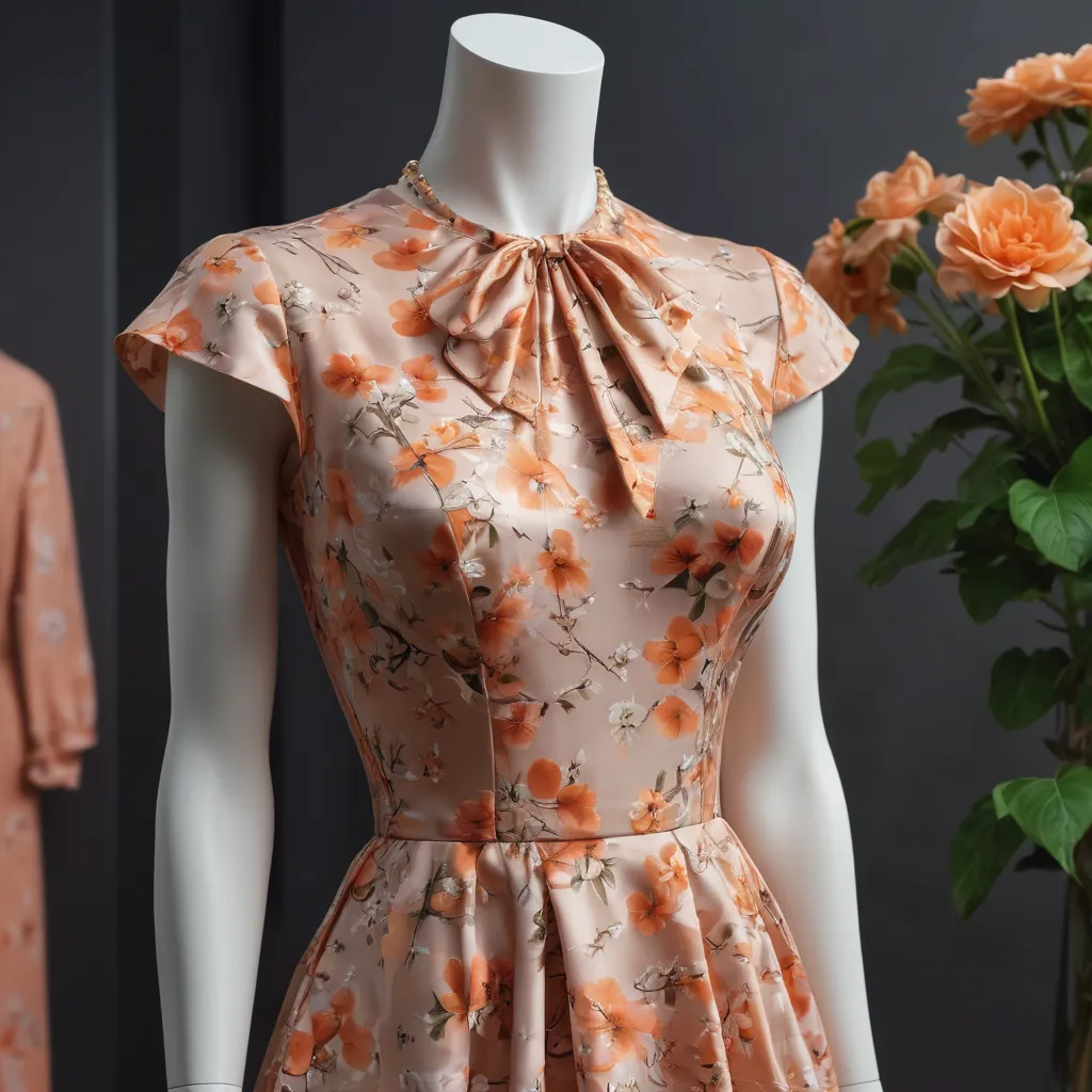 The Timeless Appeal of the Apricot Floral Dress