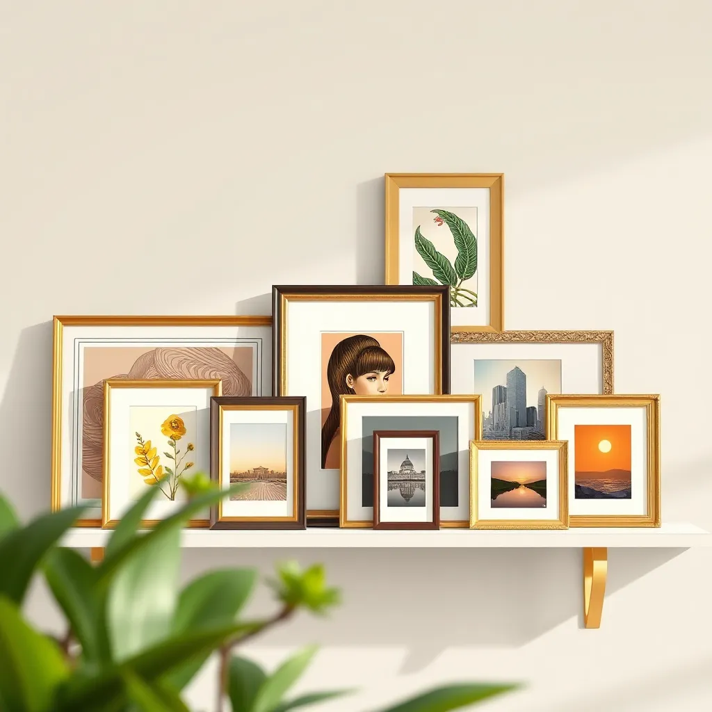 Mastering Picture Frame Shelf Displays: Design Insights